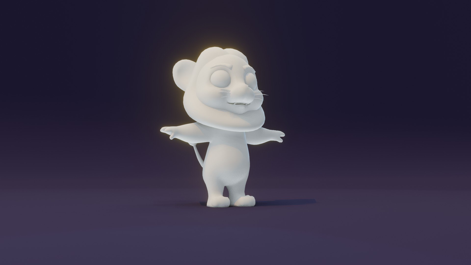 Cartoon Lion Animated And Rigged Base Mesh Model - TurboSquid 2087448
