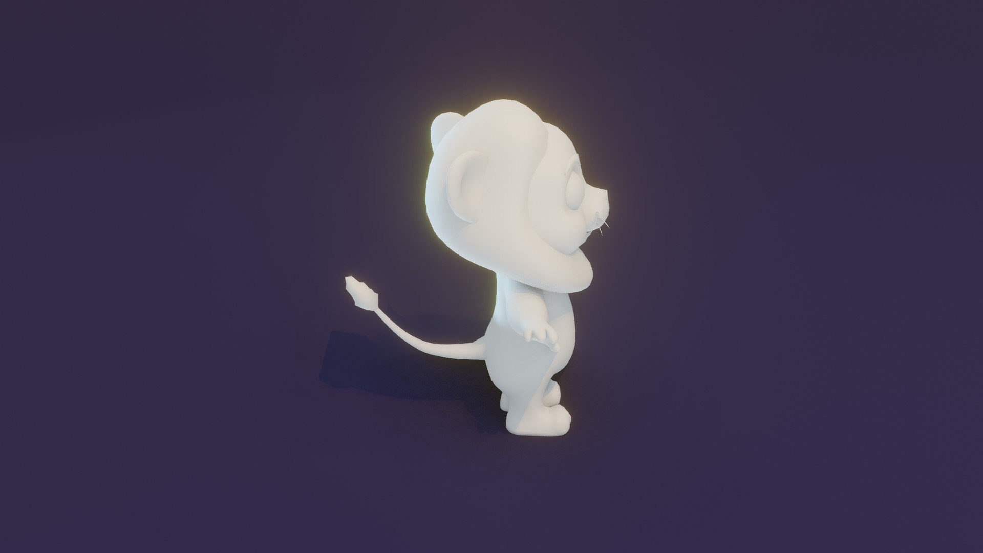 Cartoon Lion Animated And Rigged Base Mesh Model - TurboSquid 2087448