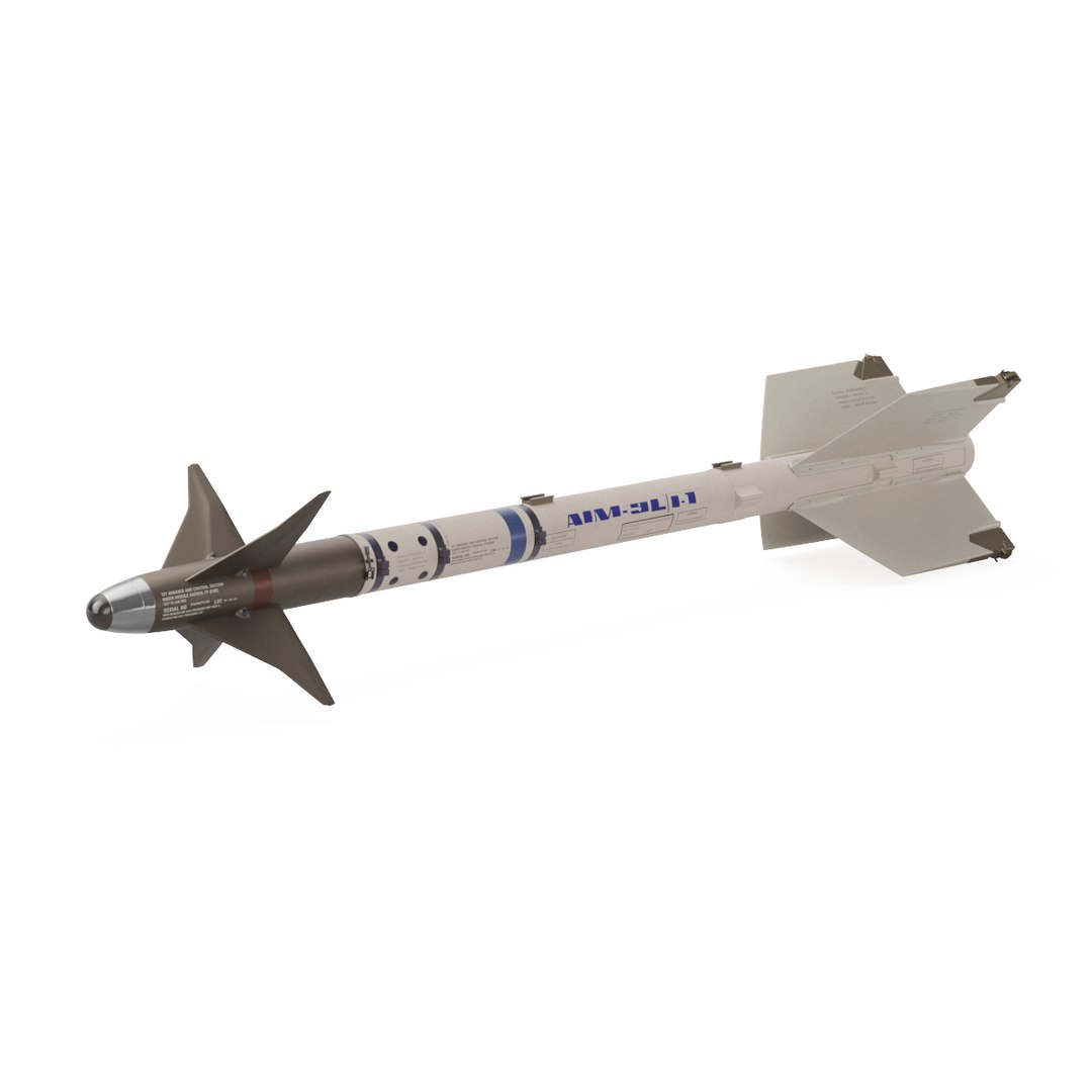AIM-9X SIDEWINDER Missile Model - TurboSquid 2110134