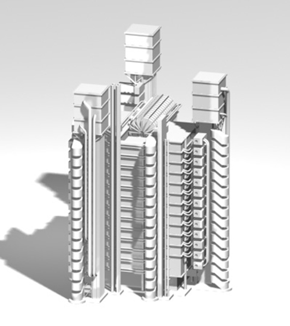 Lloyds London Building 3d Model