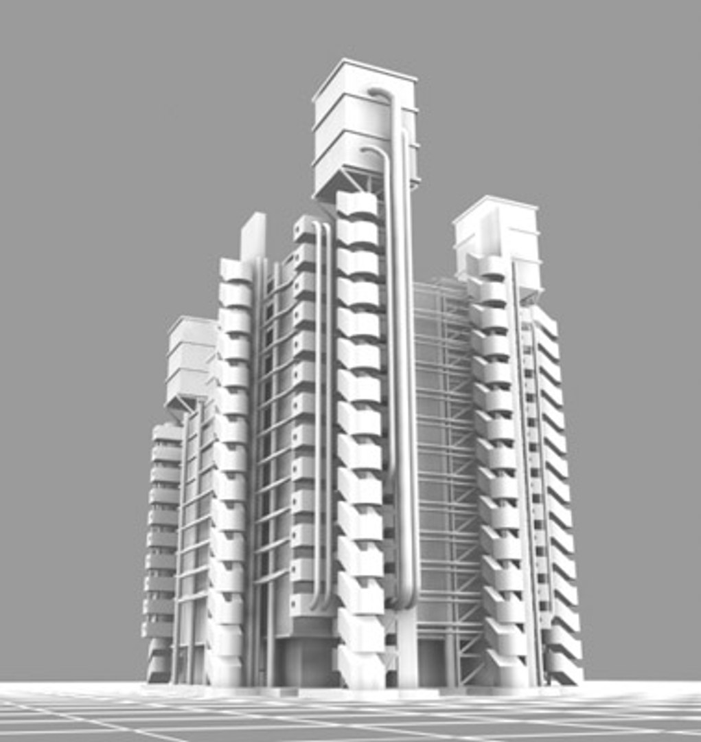 Lloyds London Building 3d Model