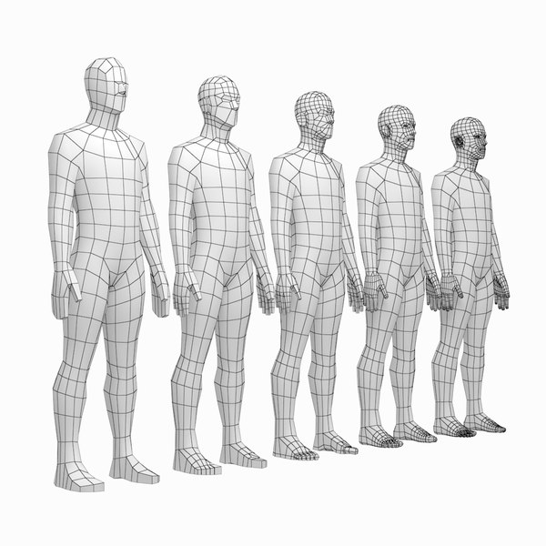 Low Poly Human Body 3D Models for Download | TurboSquid