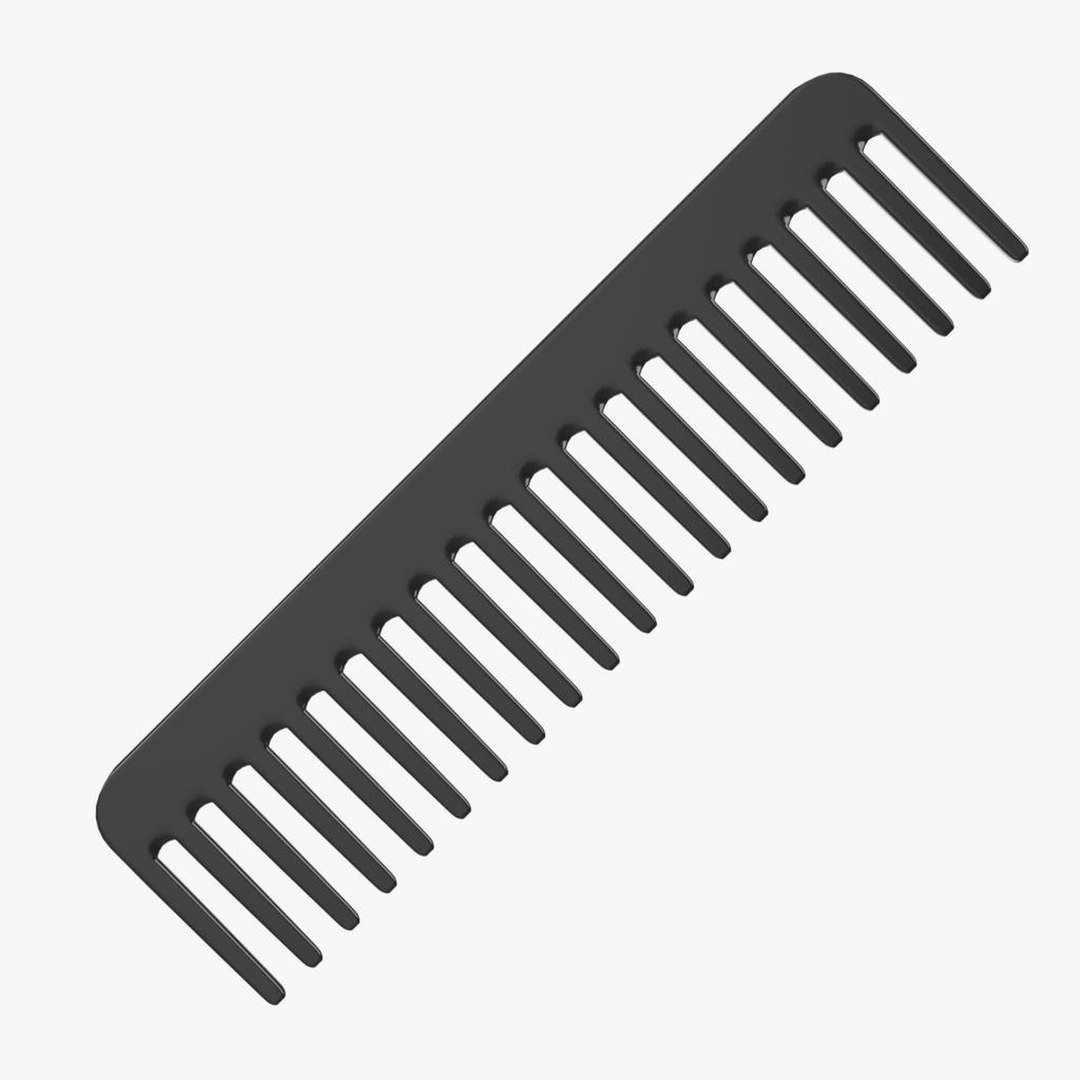 3D wide tooth comb - TurboSquid 1404126