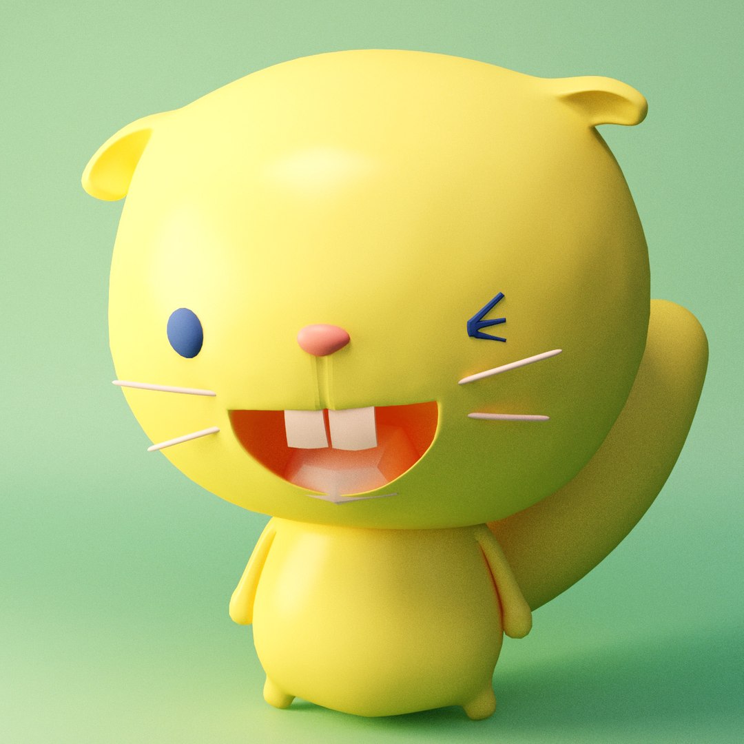 Cartoon rat 3D - TurboSquid 1427405