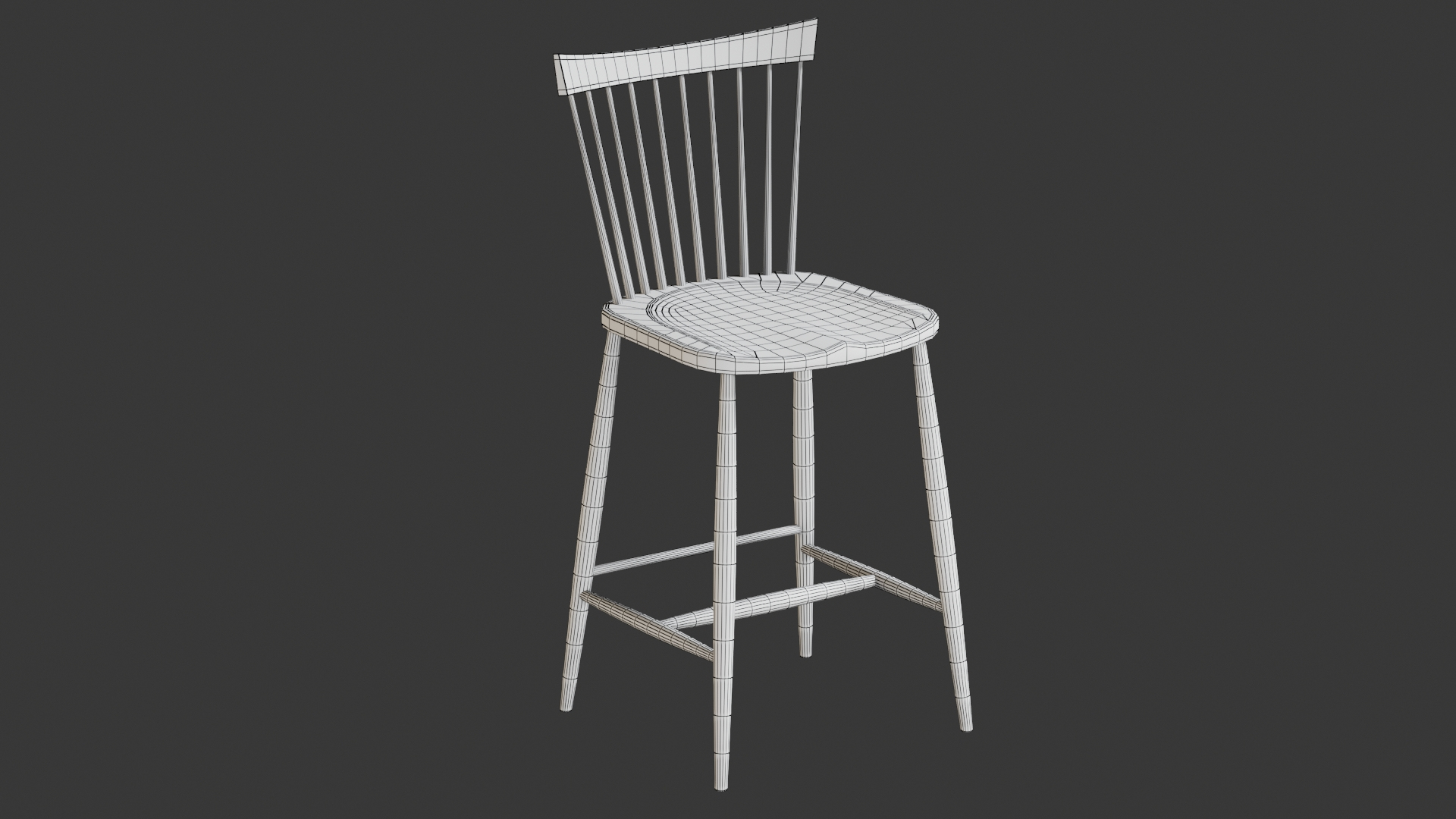 Realistic Marlow Bar Stool Model - TurboSquid 1533602