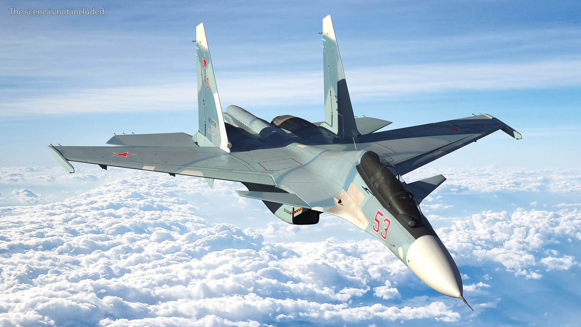 Su-30 Jet Fighter In Flight Model - TurboSquid 2178545