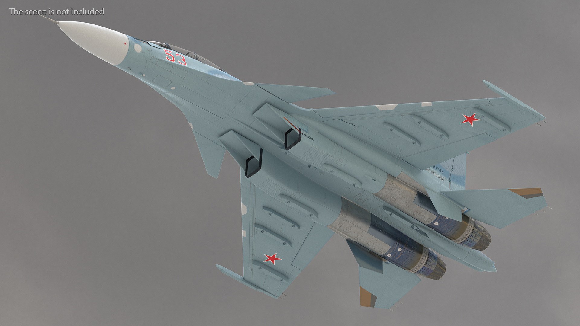 Su-30 Jet Fighter In Flight Model - TurboSquid 2178545