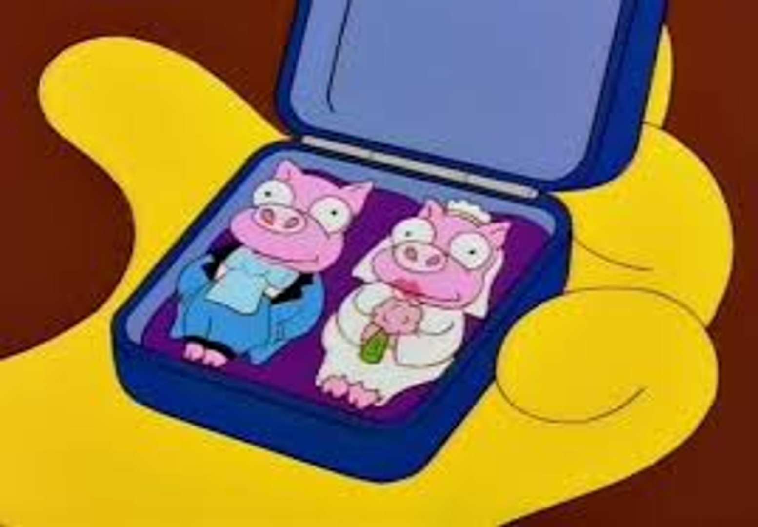 3D simpsons twins pigs - TurboSquid 1359869