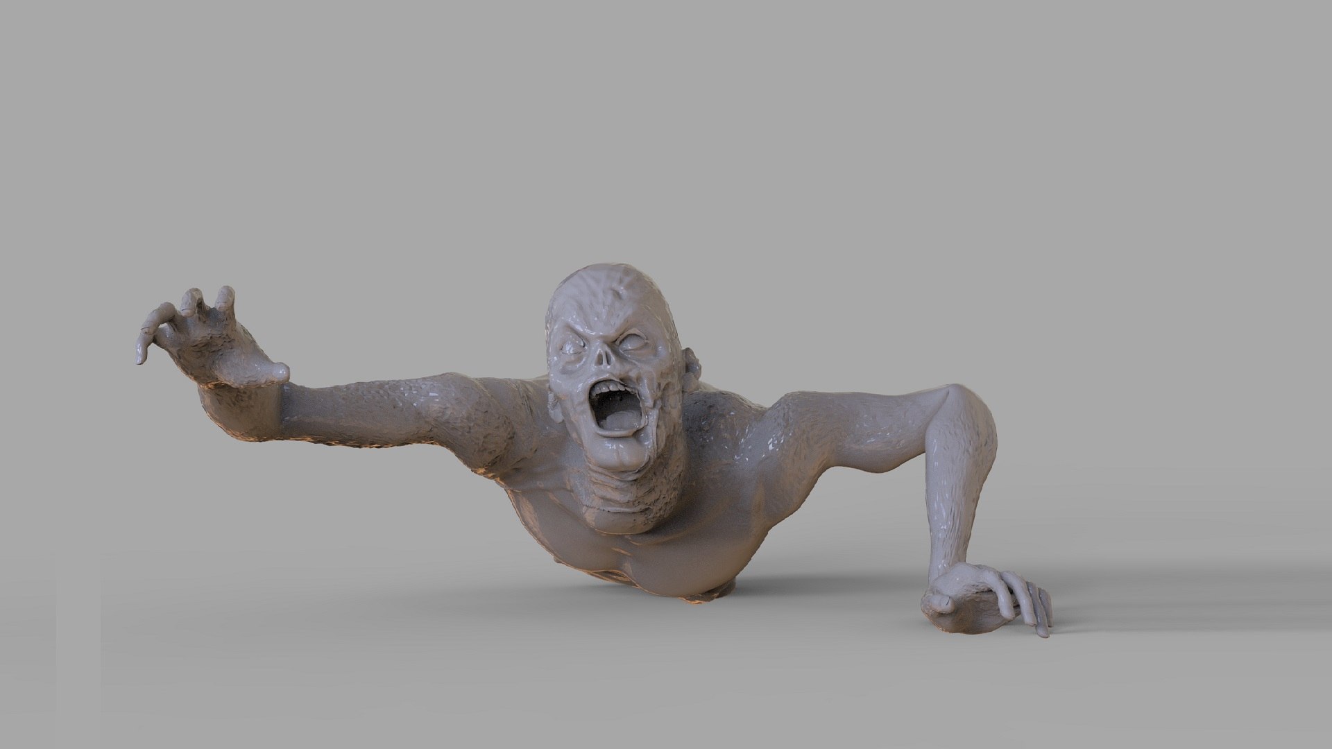 Zombie Model - TurboSquid 1937525