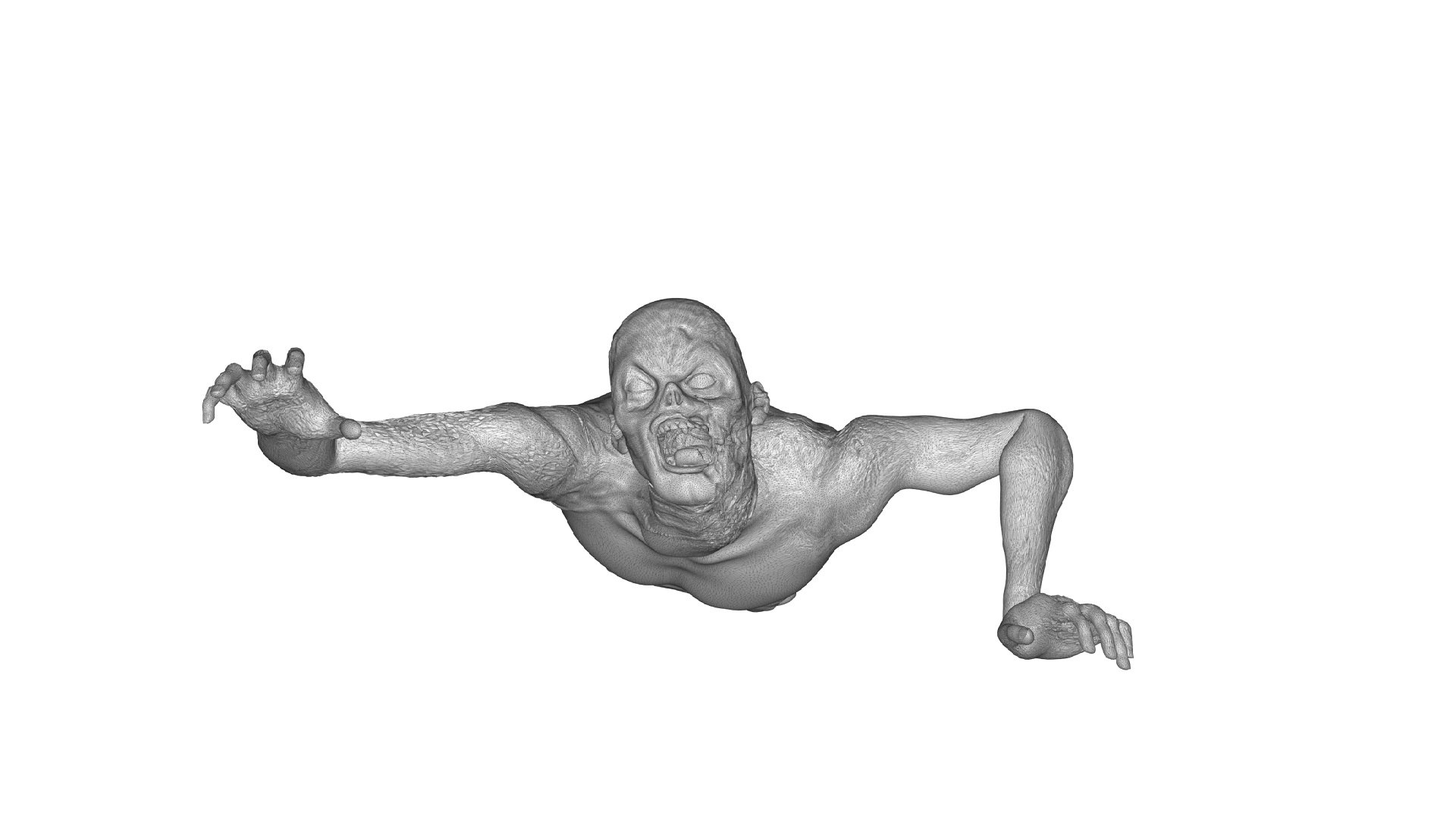 Zombie Model - TurboSquid 1937525