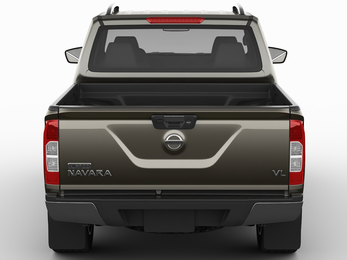 nissan navara frontier 3d model