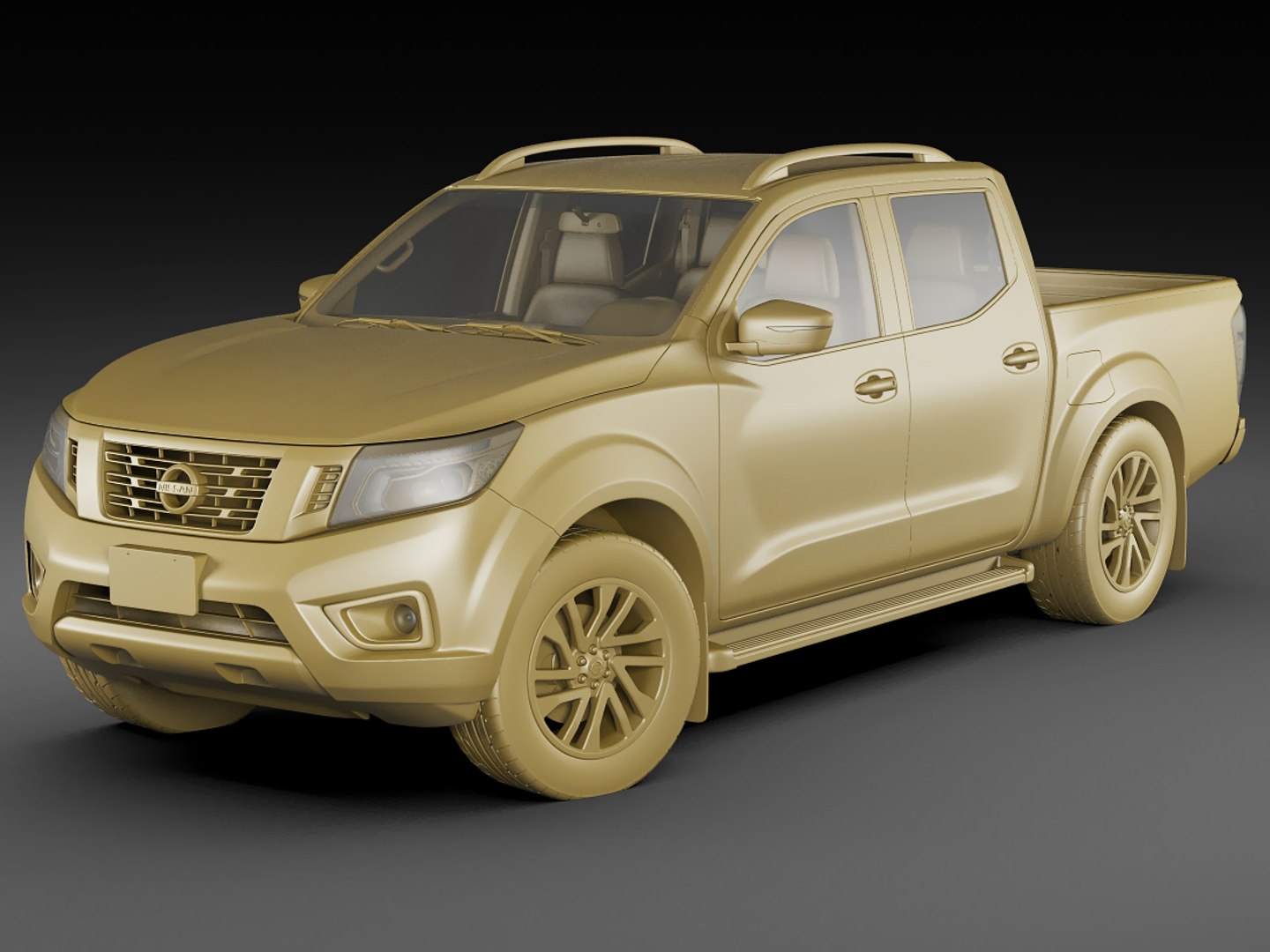 Nissan Navara Frontier 3d Model