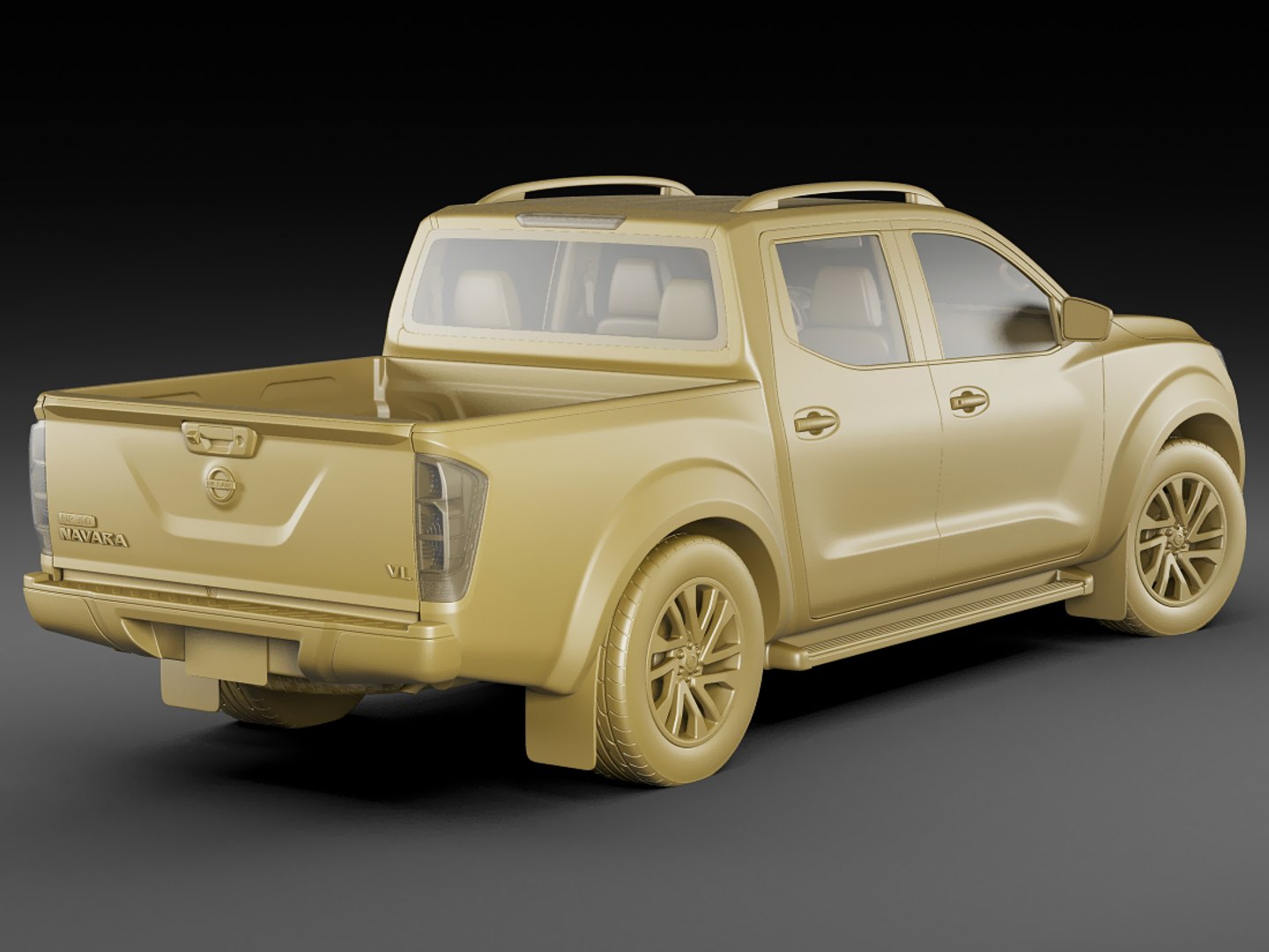 Nissan Navara Frontier 3d Model