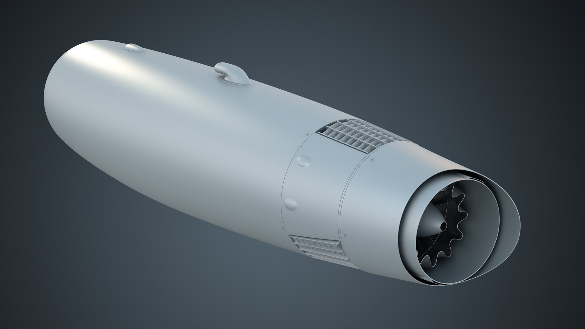 3D Model D30 Tu-134a3 Engine - TurboSquid 1581286