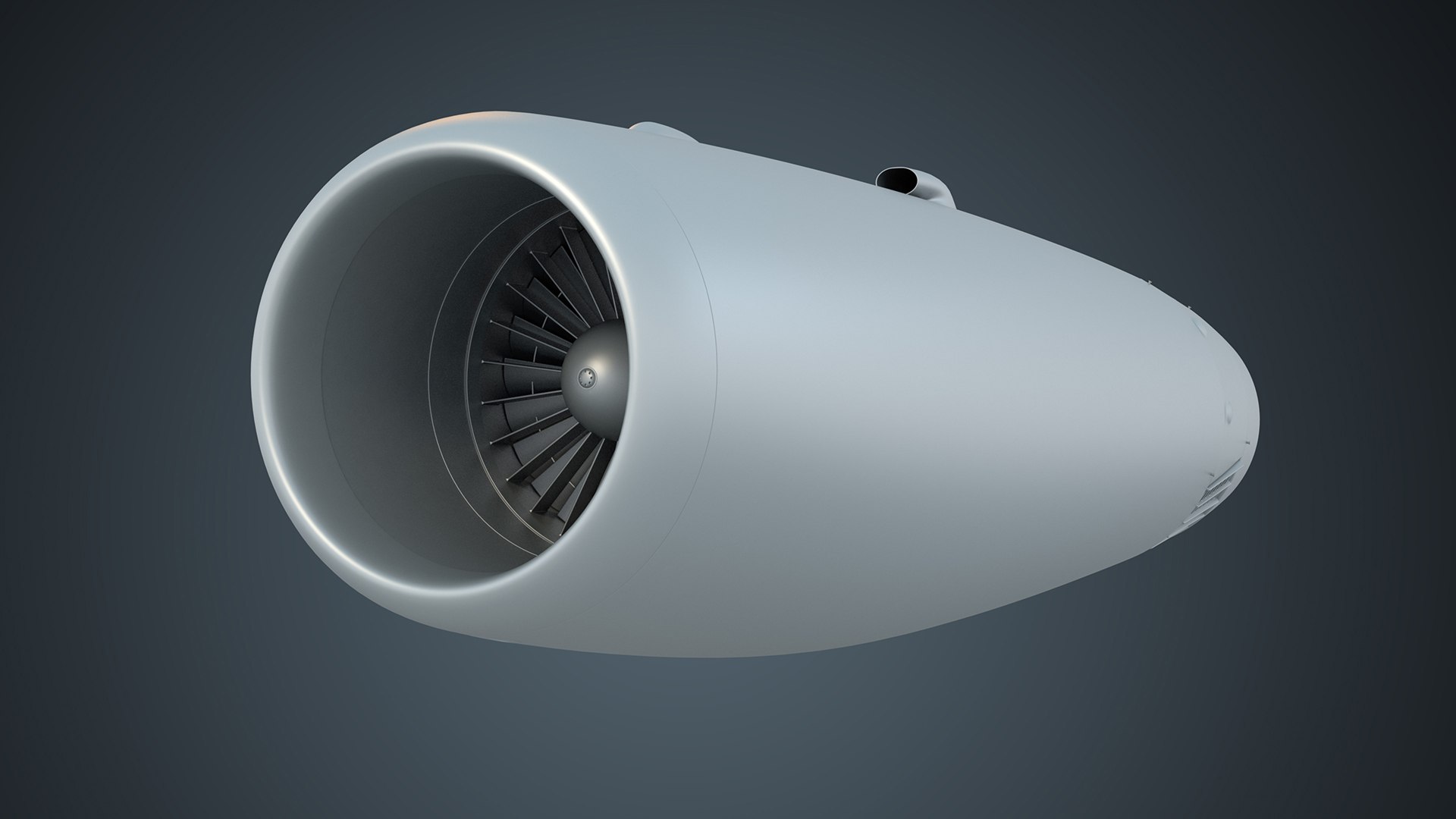 3D Model D30 Tu-134a3 Engine - TurboSquid 1581286