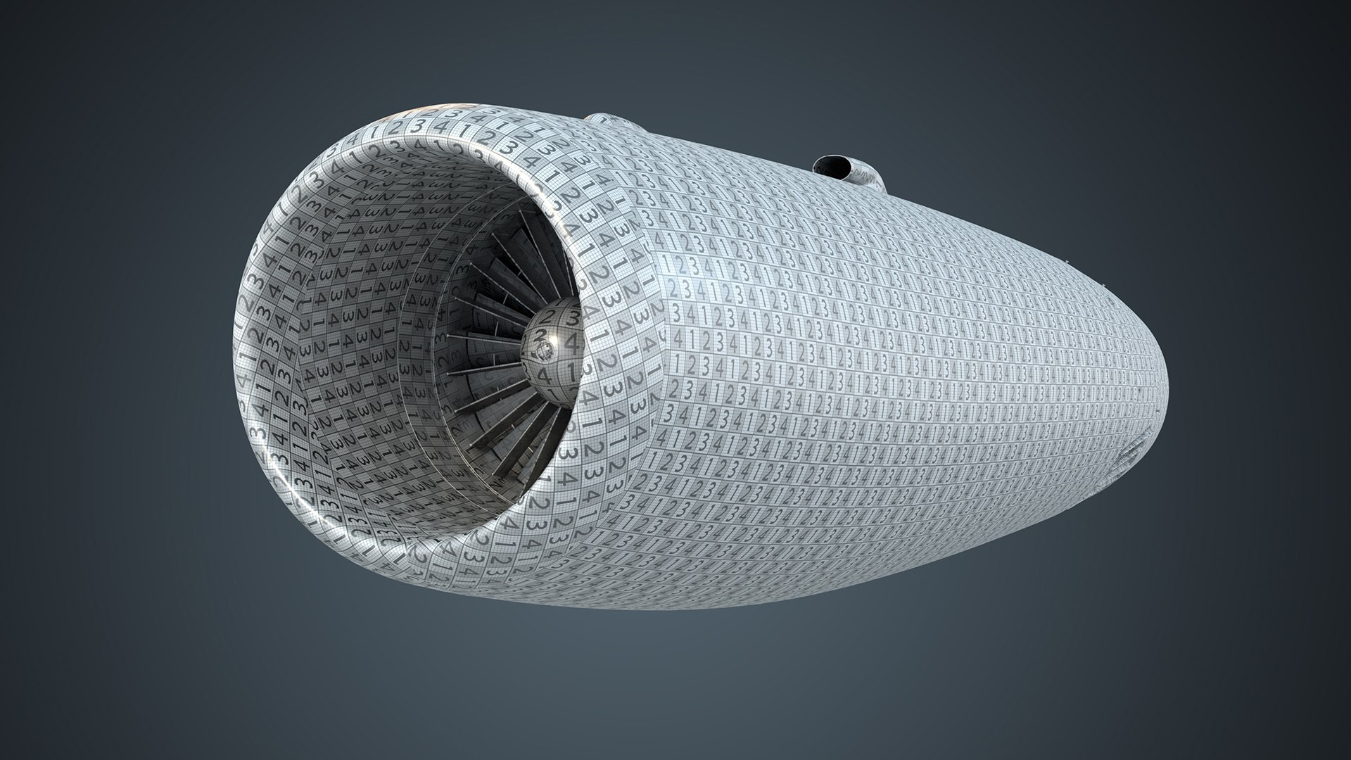 3D Model D30 Tu-134a3 Engine - TurboSquid 1581286