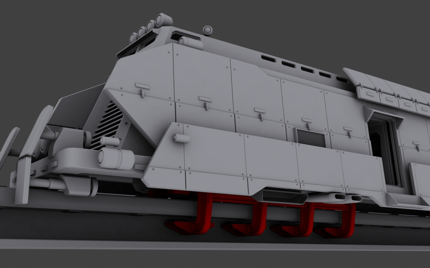 armored train 3d max