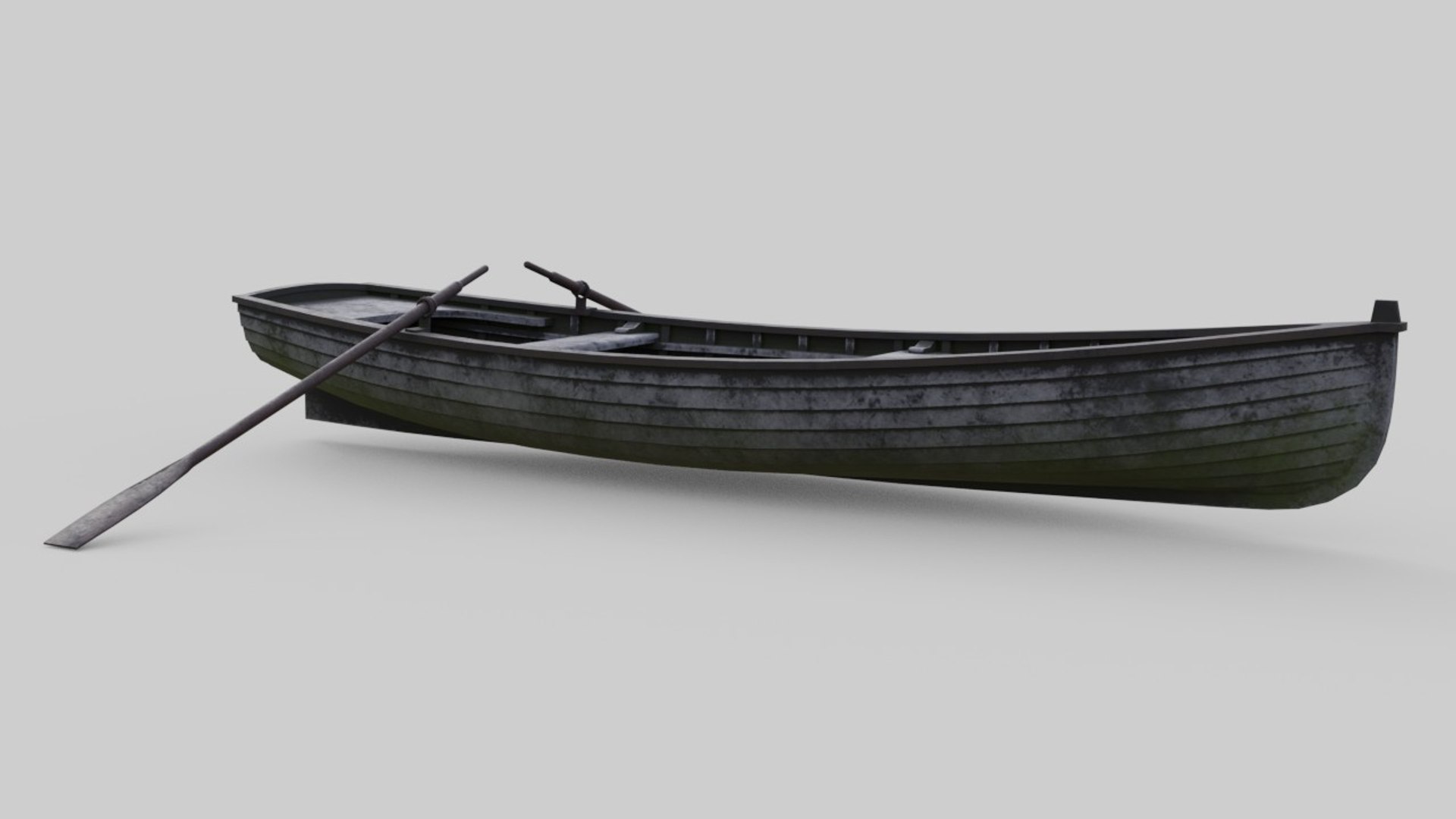 3D Rowboat 1c Model - TurboSquid 1231261