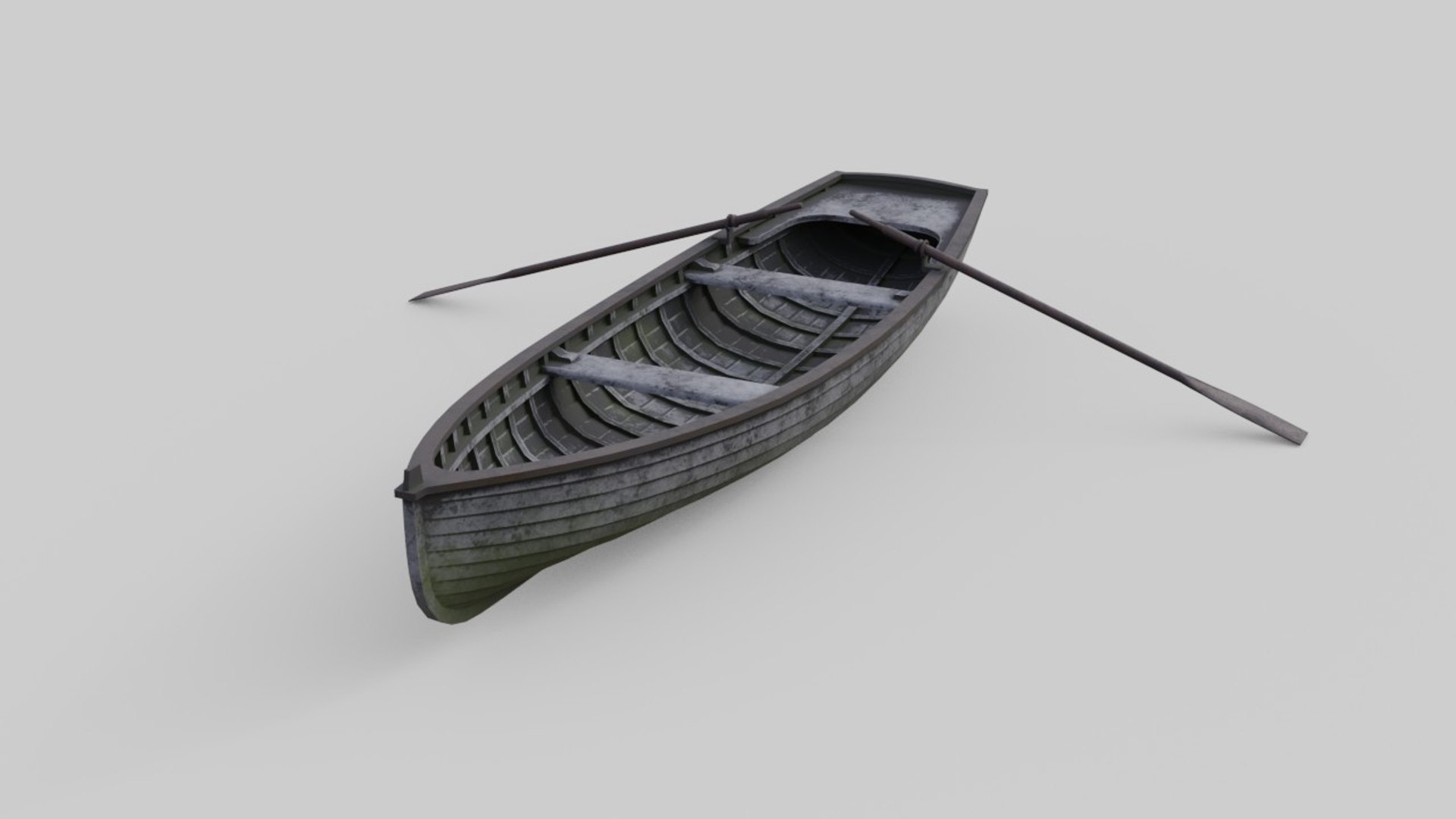 3D Rowboat 1c Model - TurboSquid 1231261