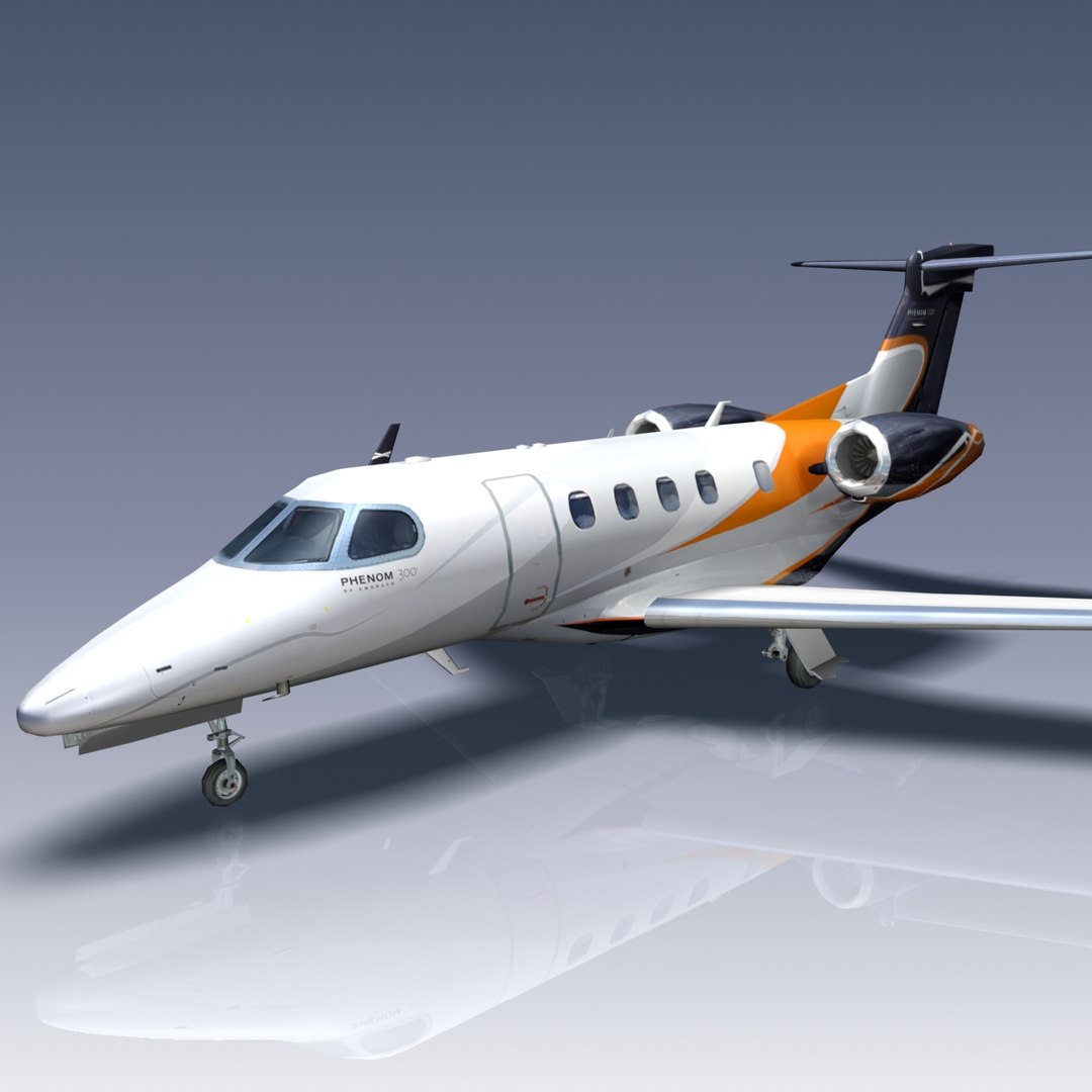 3dsmax phenom 300 embraer