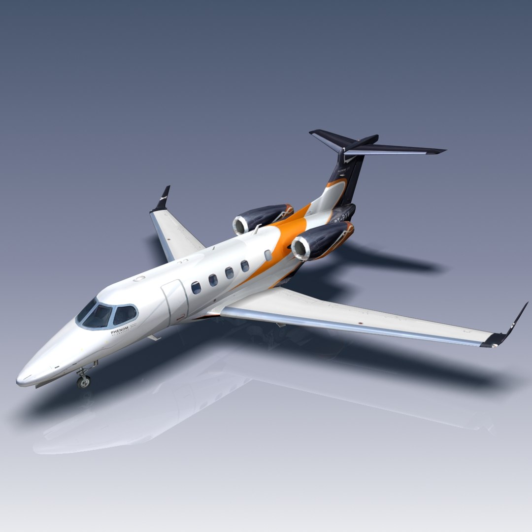 3dsmax phenom 300 embraer