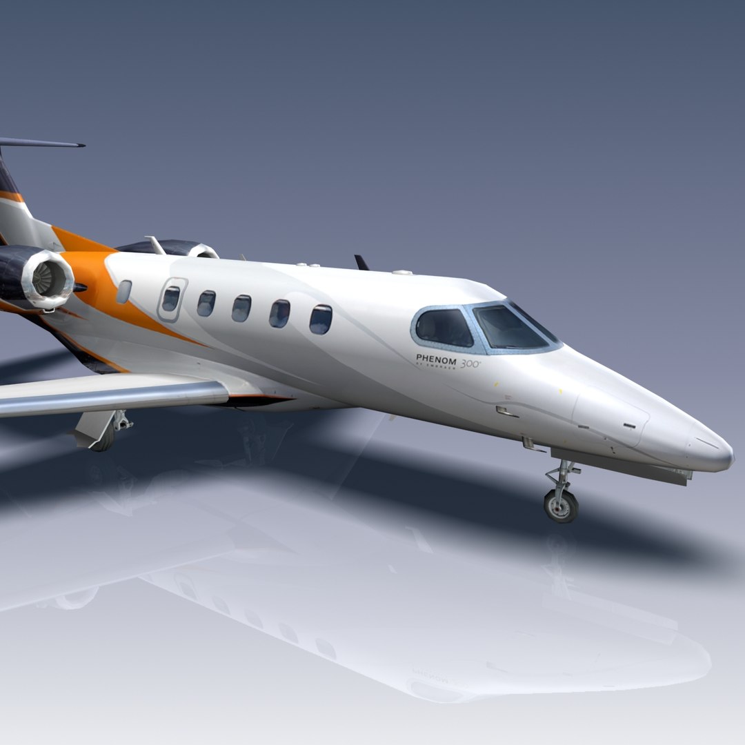3dsmax phenom 300 embraer