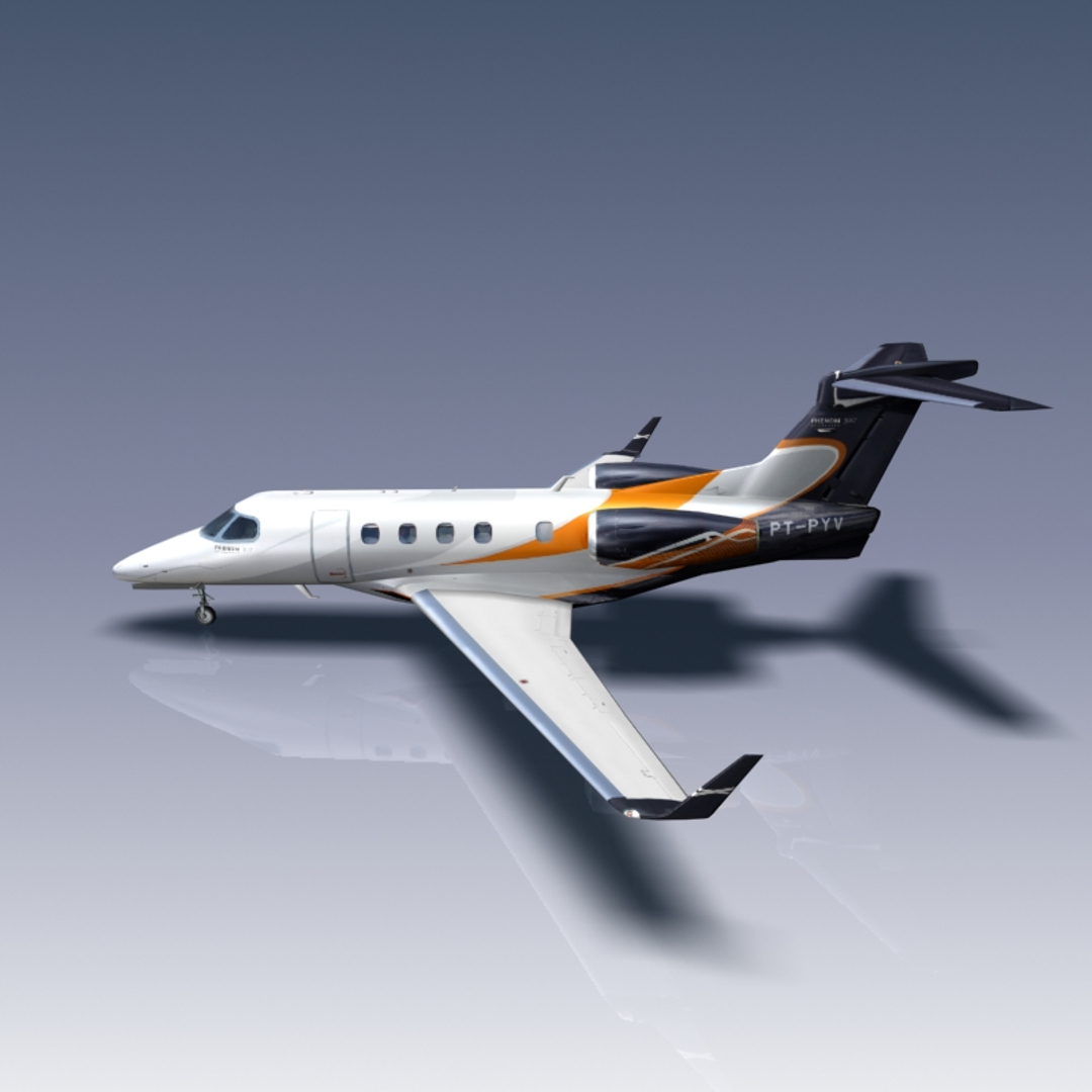 3dsmax phenom 300 embraer