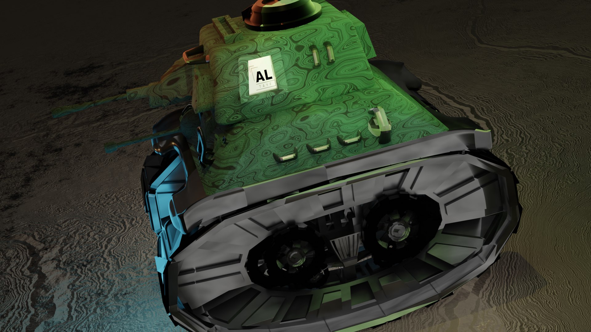 3D Stylized Toon Tank Model - TurboSquid 2164833