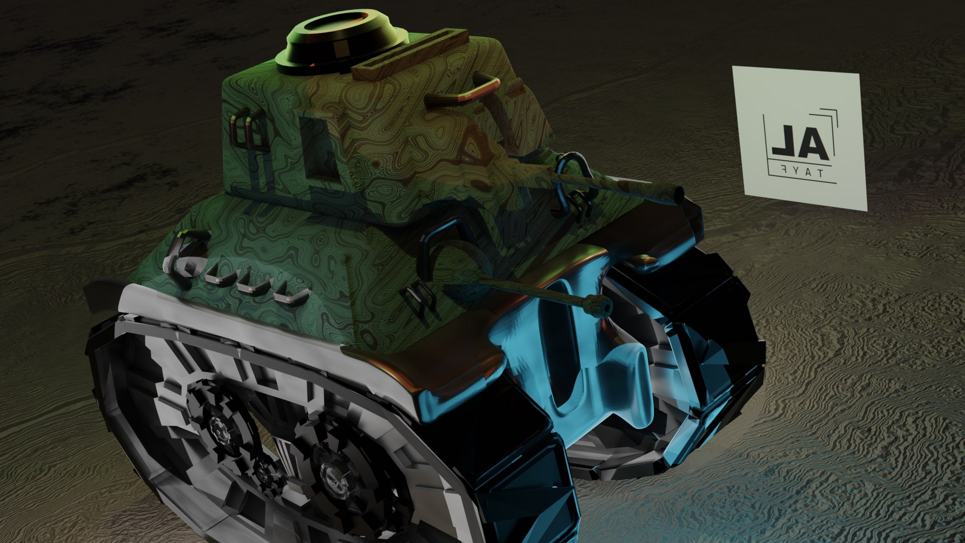 3D Stylized Toon Tank Model - TurboSquid 2164833