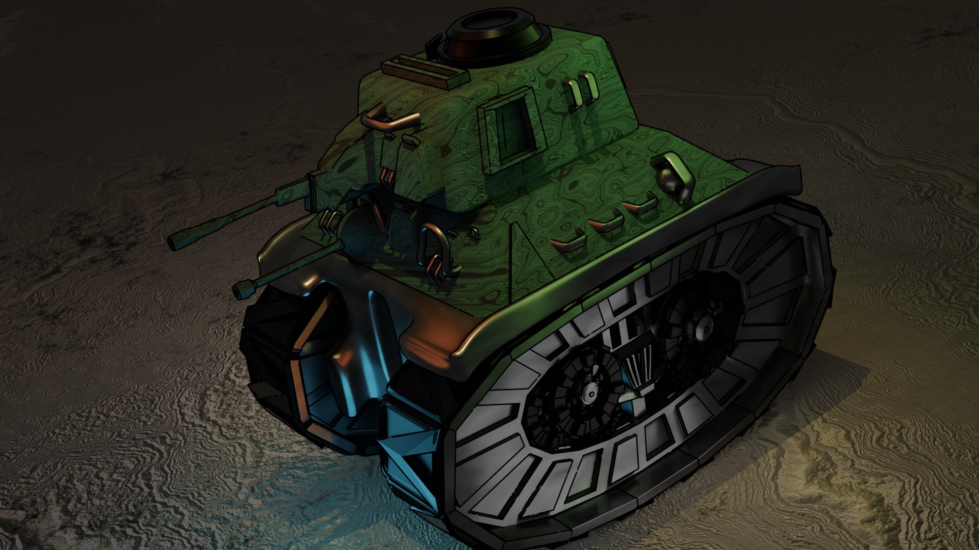 3D Stylized Toon Tank Model - TurboSquid 2164833
