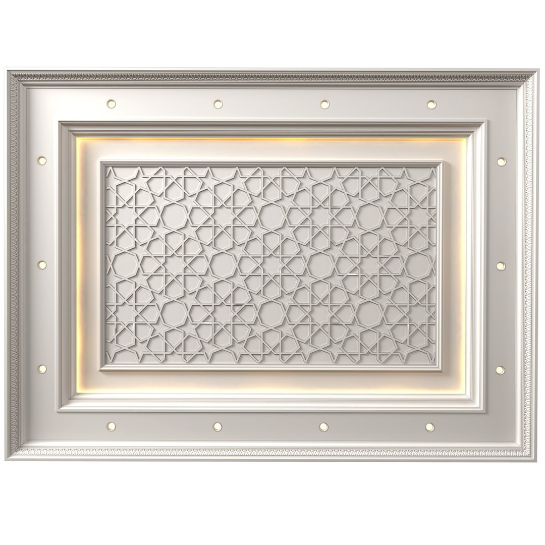 3D Ceiling In Oriental Style Arabic Ceiling Model - TurboSquid 1972534