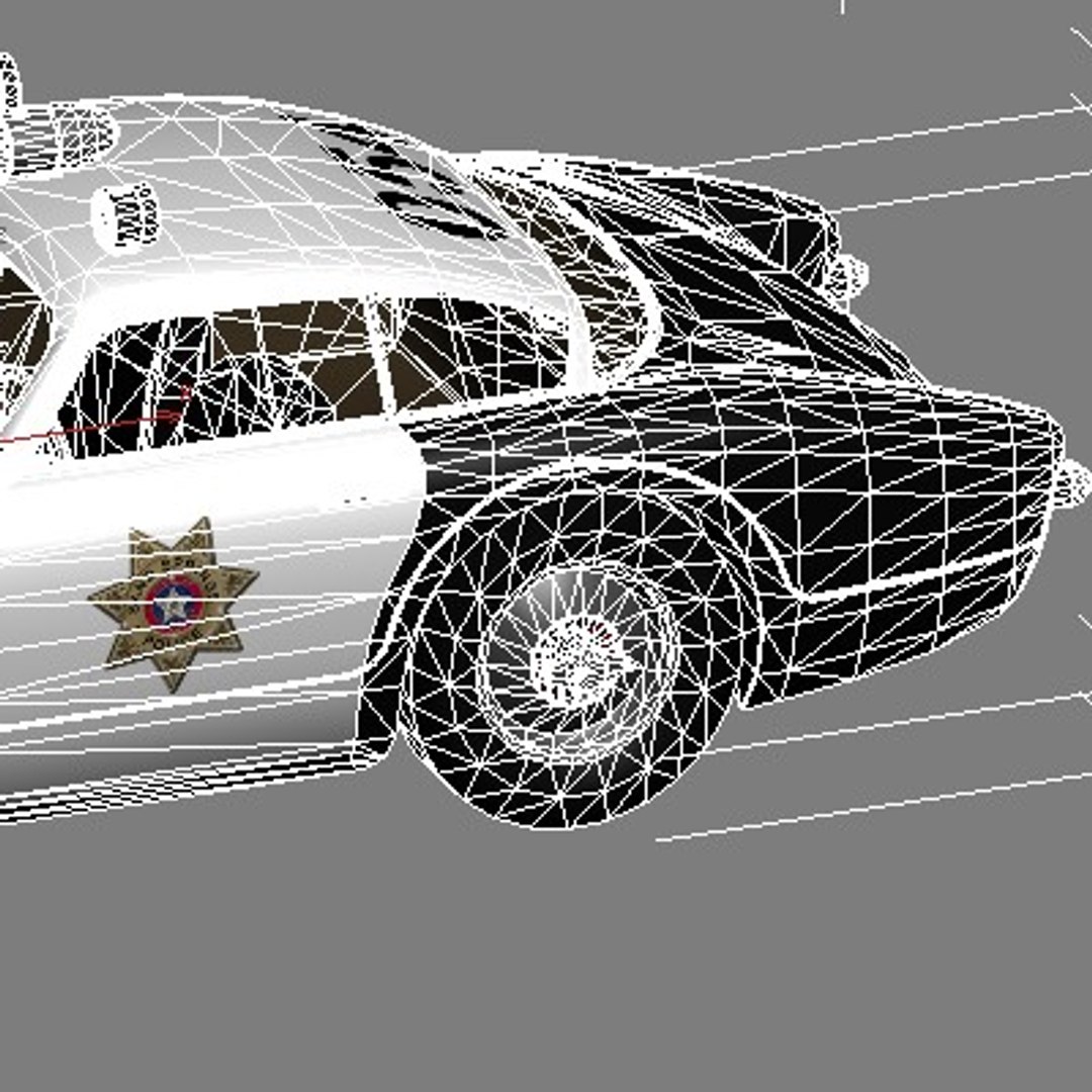 police tatra prototype car 3d model