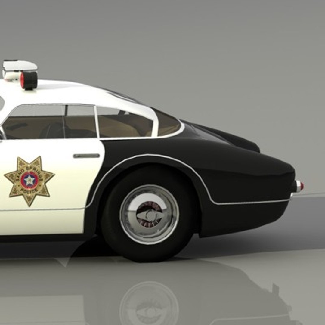 police tatra prototype car 3d model
