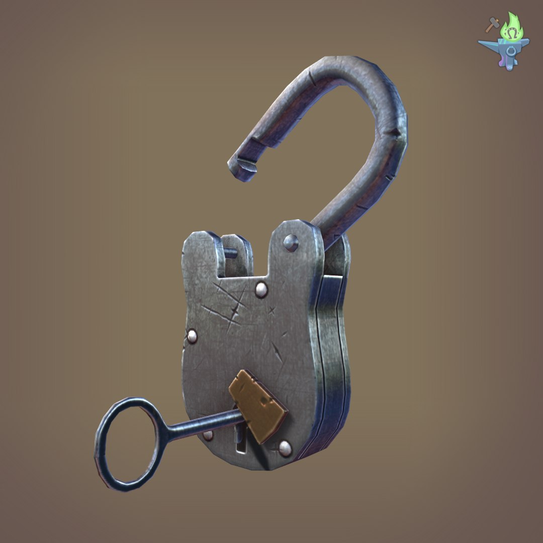 Lock Padlock 3D Model - TurboSquid 1346826
