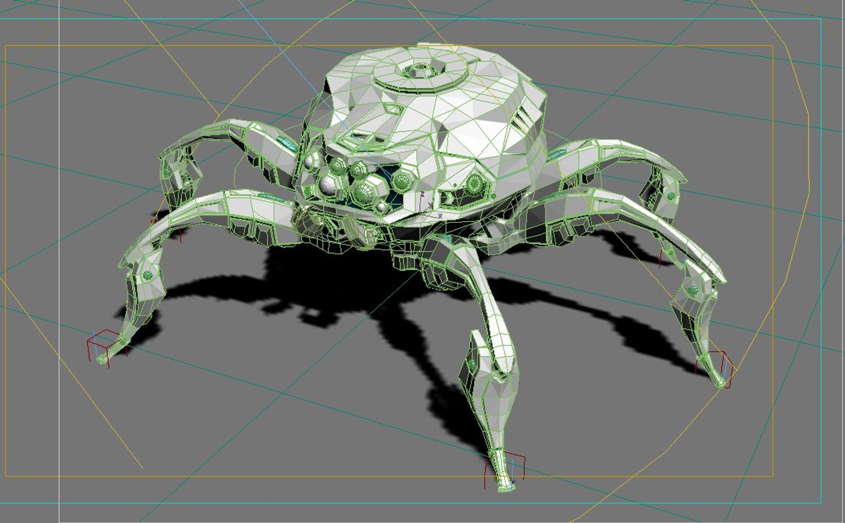 Mechanical Spider Model - TurboSquid 1361946