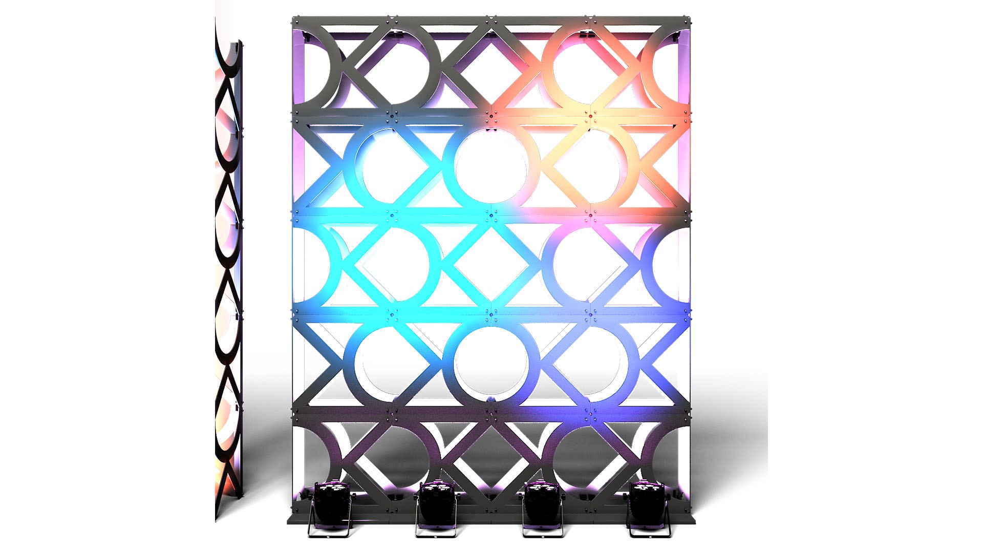 Stage Decor 11 - Modular Wall Column 3D - TurboSquid 2063468