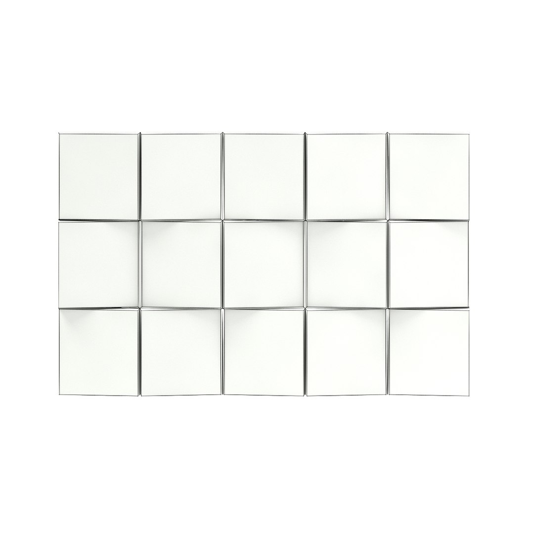 3D rectangular modern style mirror model - TurboSquid 1295149