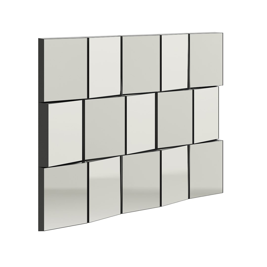 3D rectangular modern style mirror model - TurboSquid 1295149