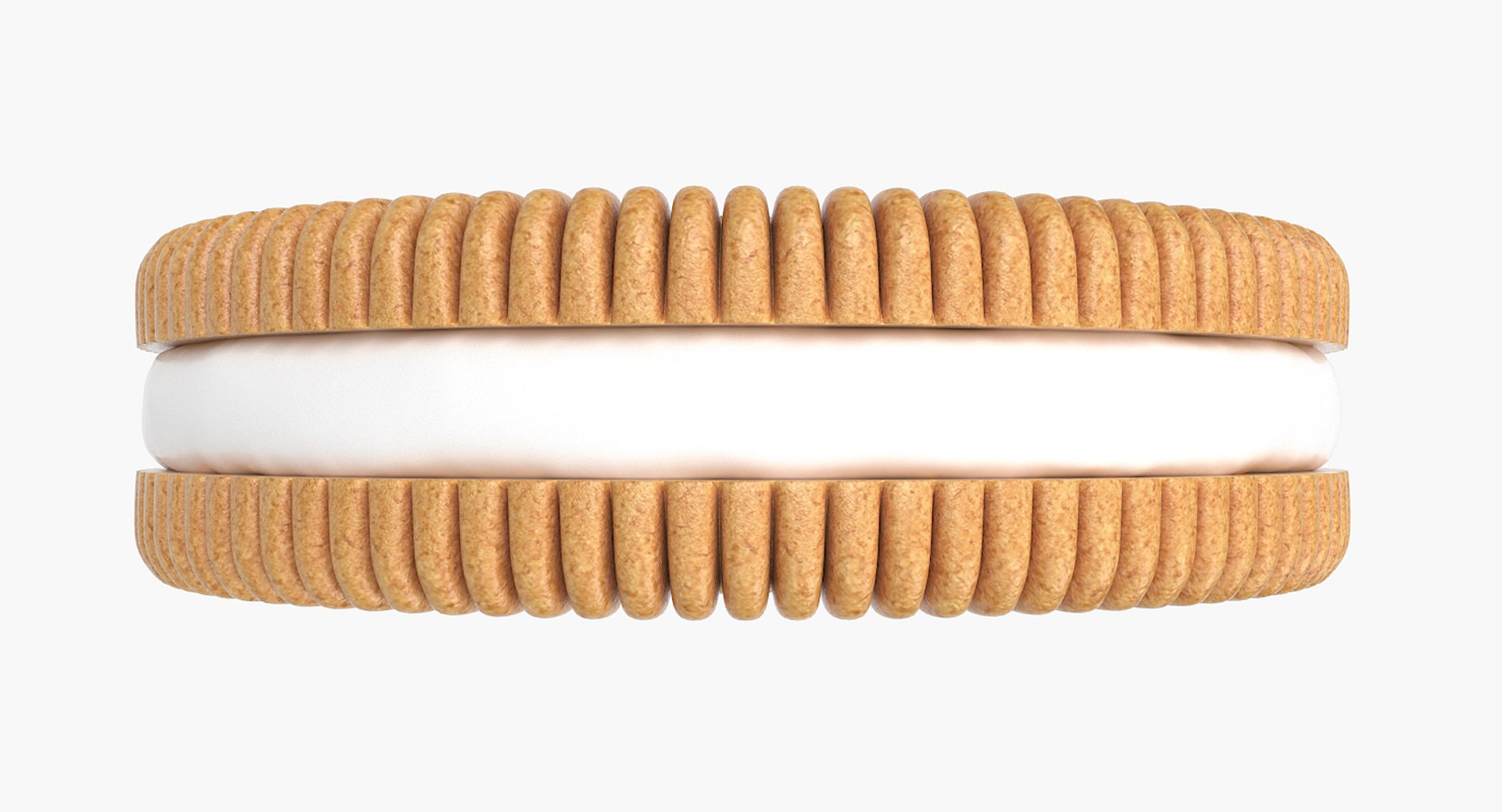 Realistic Oreo Cookie 3d Model