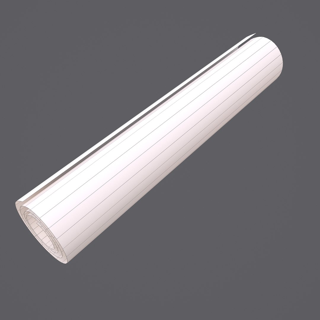 3D November Manuscript Scroll - TurboSquid 1748341