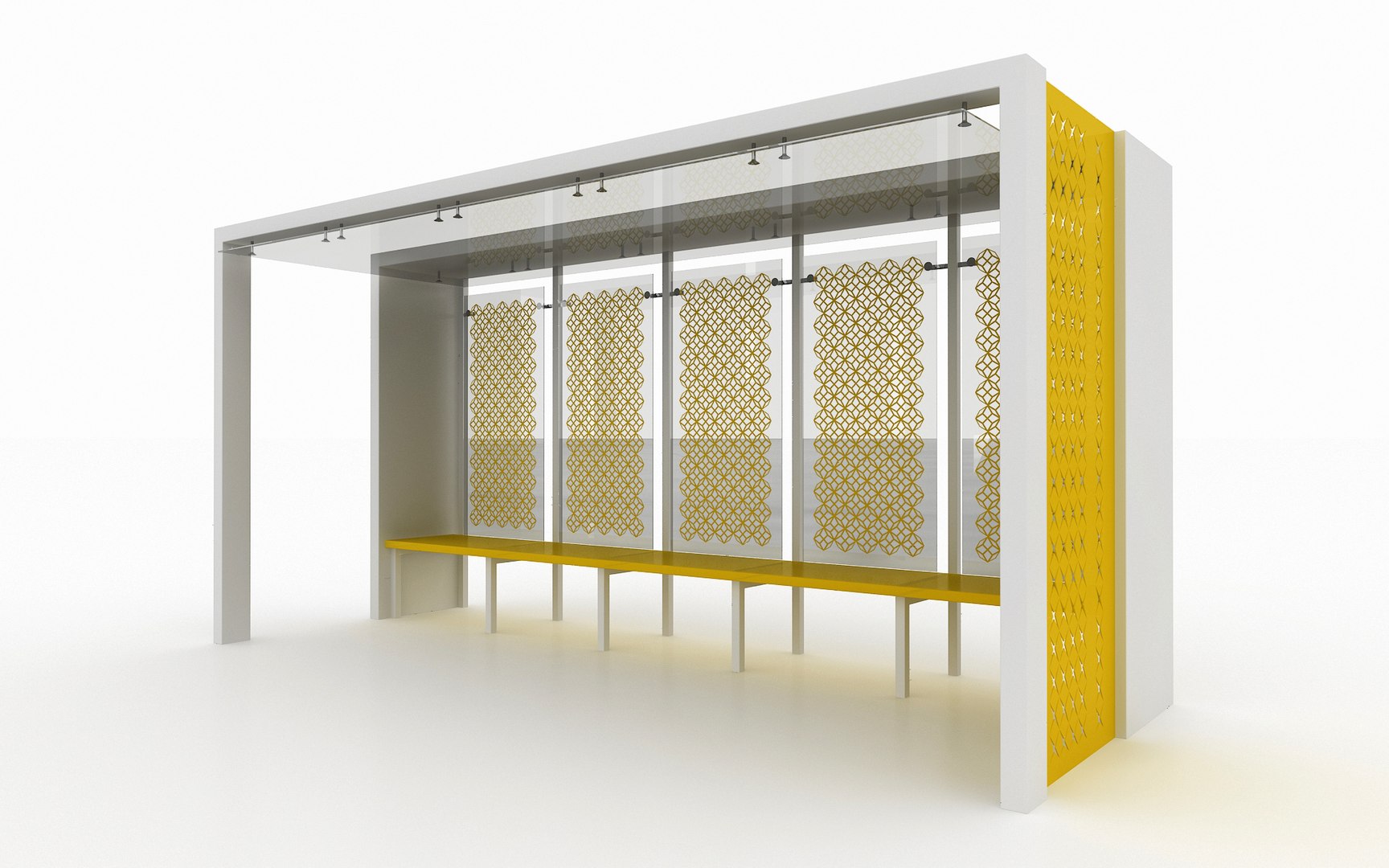 3D Bus Station Model - TurboSquid 1436593