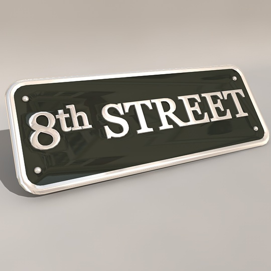Street Sign Obj