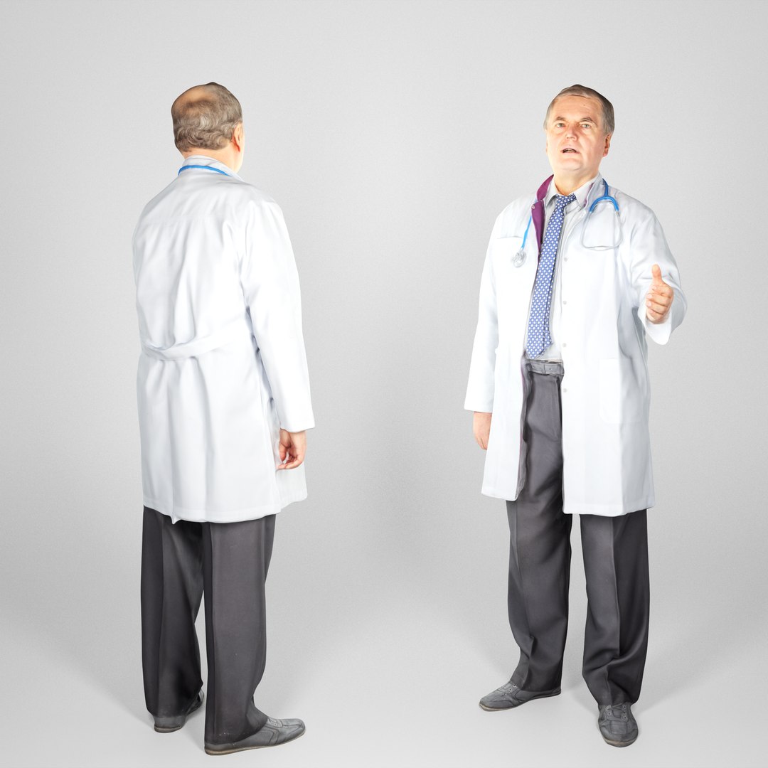 Man Medical Doctor 3D - TurboSquid 1576747