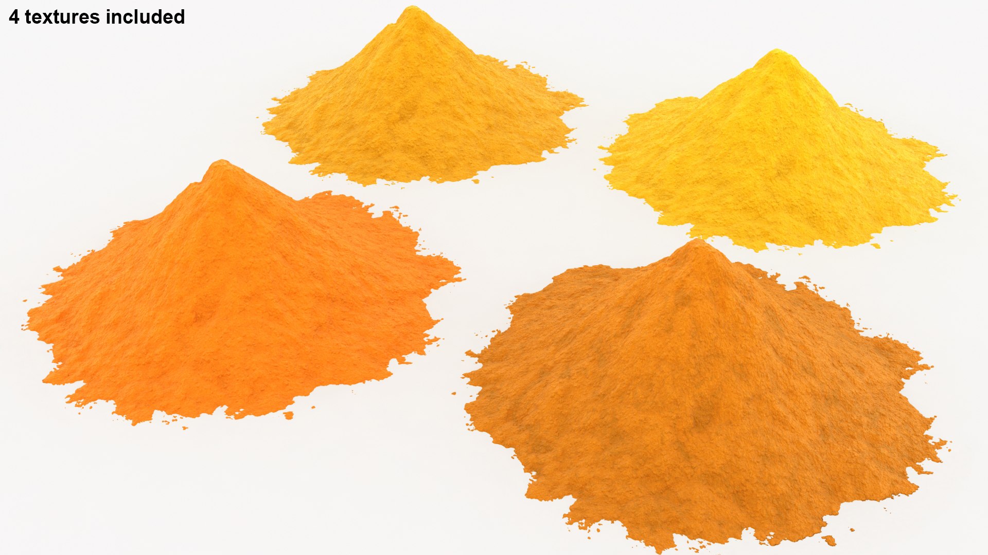 3D Turmeric Collection - TurboSquid 2154272