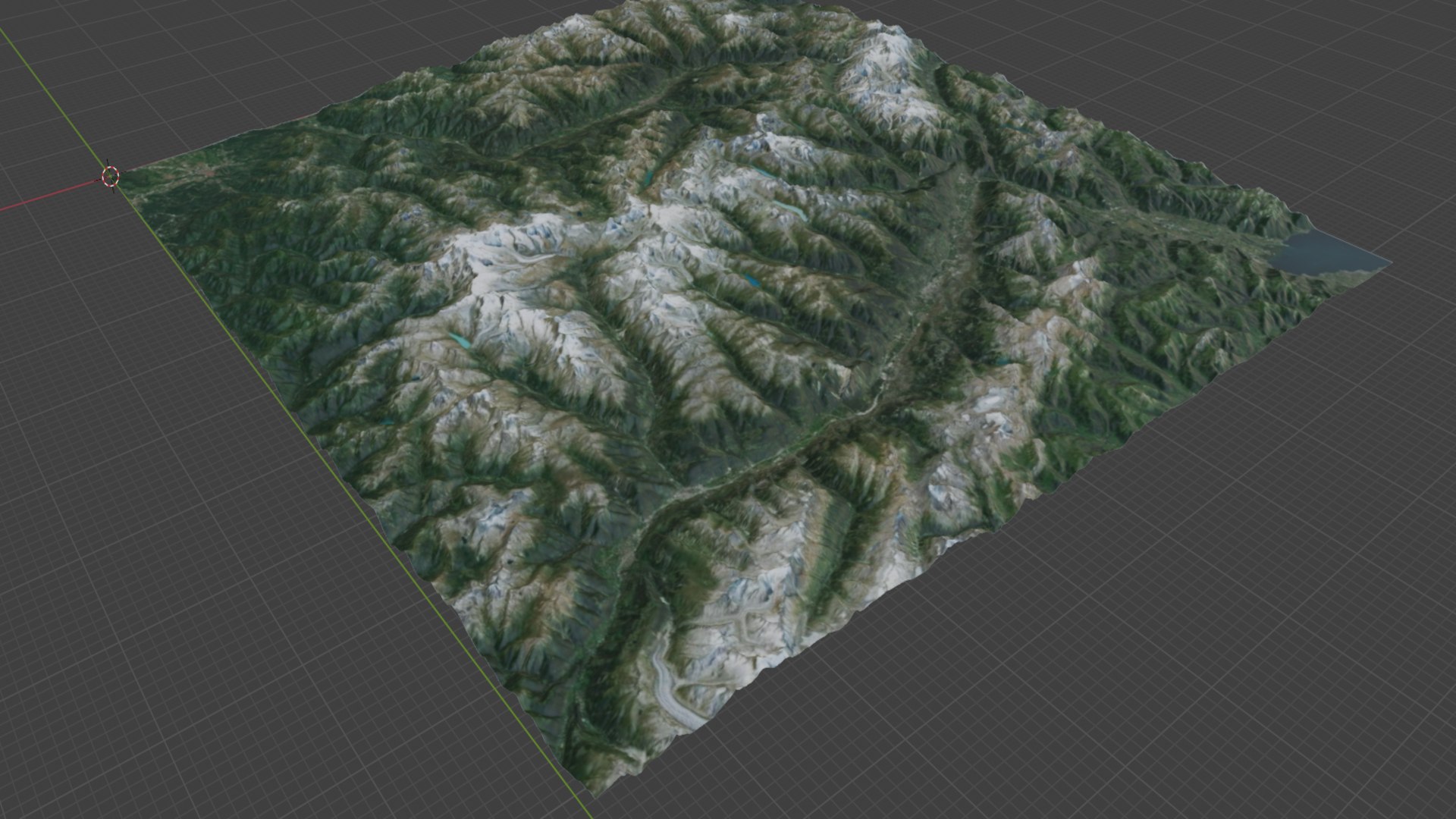 3D Alp Terrain 28 Model - TurboSquid 2208886