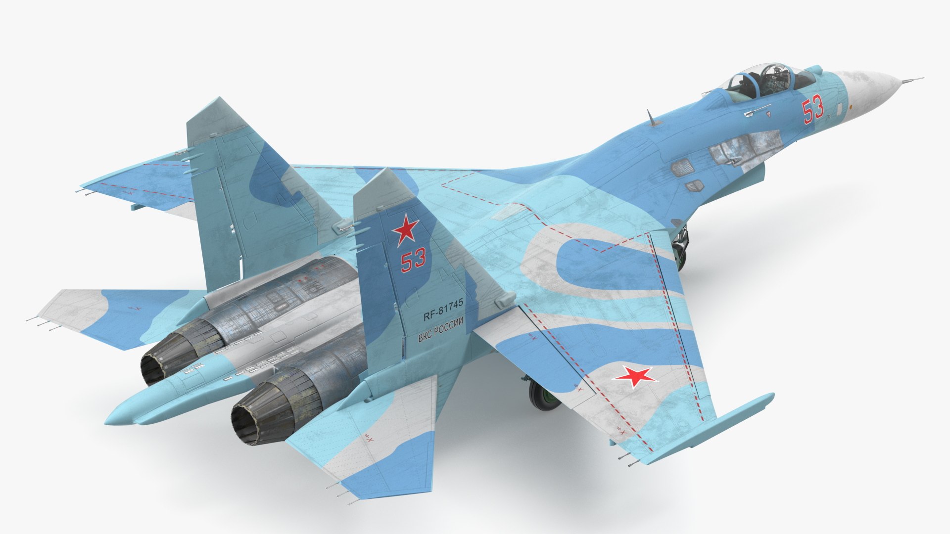 3D Sukhoi Su-27 Flanker Russian Fighter Aircraft model - TurboSquid 1979281