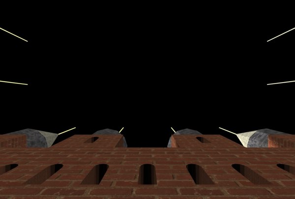 free castle autocad 3d model