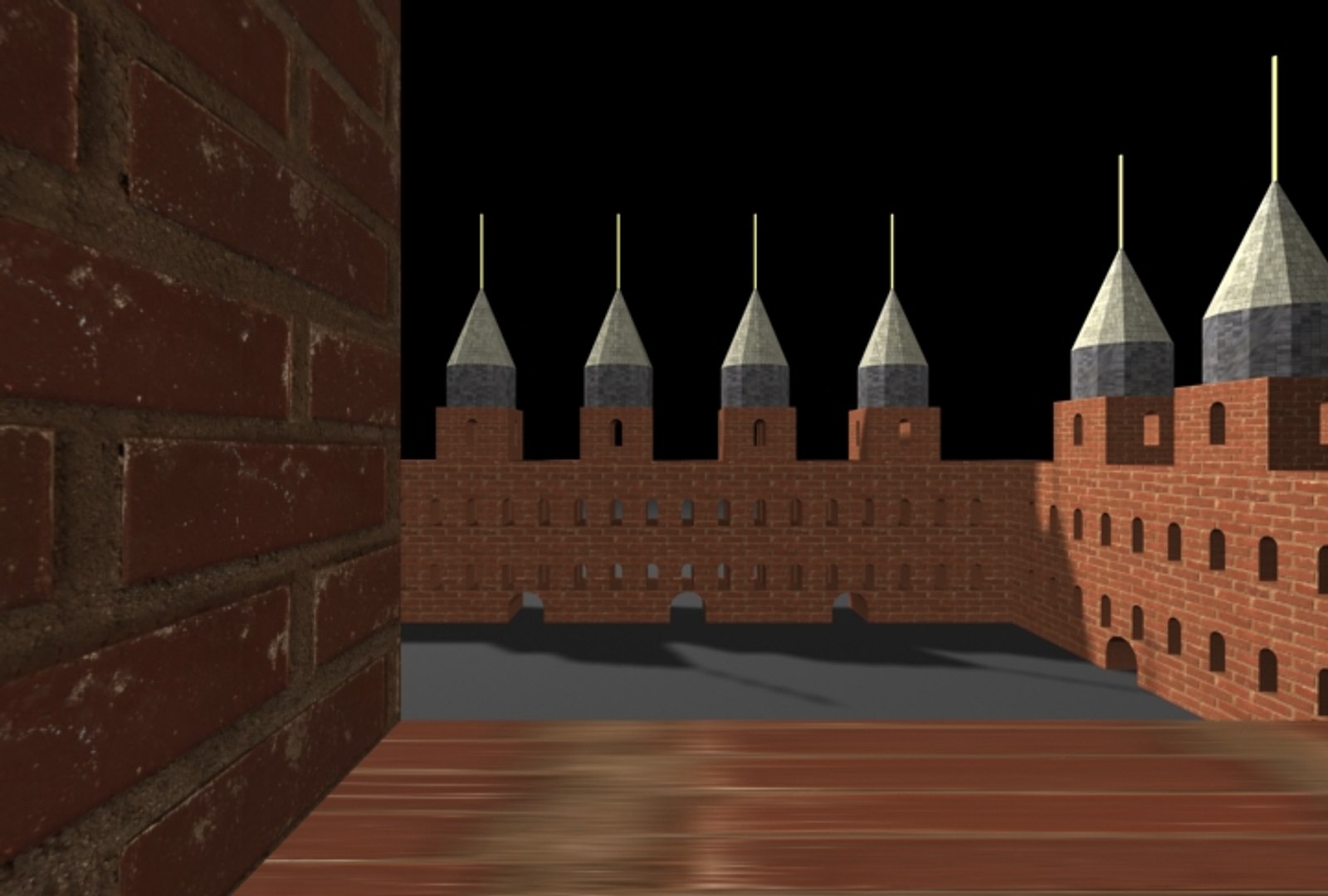 Free Castle Autocad 3d Model