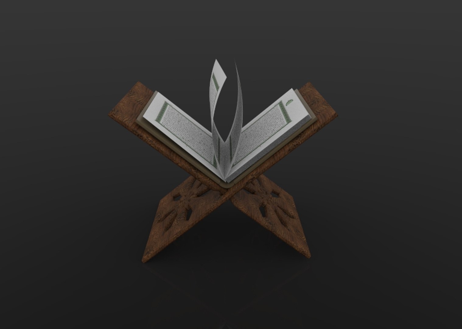 Holy Quran 3d Model