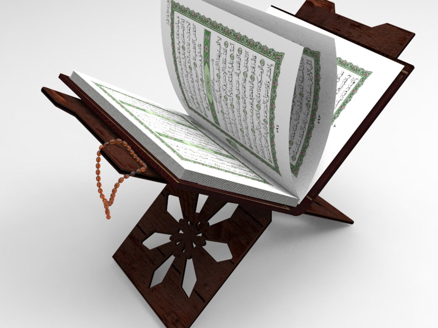 Holy Quran 3d Model